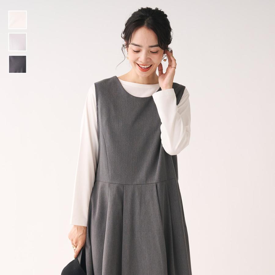 KEYUCA（ケユカ） レディース トップス Tシャツ 長袖 ロングTシャツ ロンT ベーシック シンプル 体型カバー おしゃれ 通販|【KEYUCA BASIC】長袖Tシャツ ...