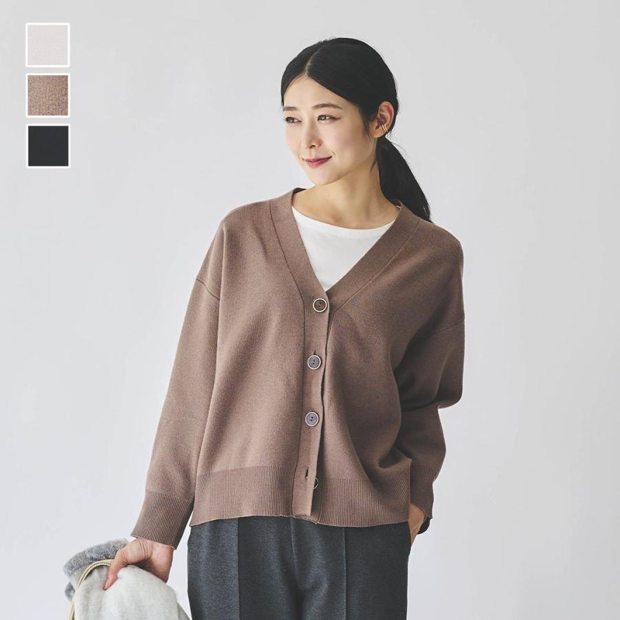 KEYUCA カーディガン レディース 秋冬 ニット 乾燥機OK トップス ボタン きれいめ 羽織り プルオーバー ｜ タフニット Vネック ケユカ : KEYUCA Yahoo!ショッピング ...