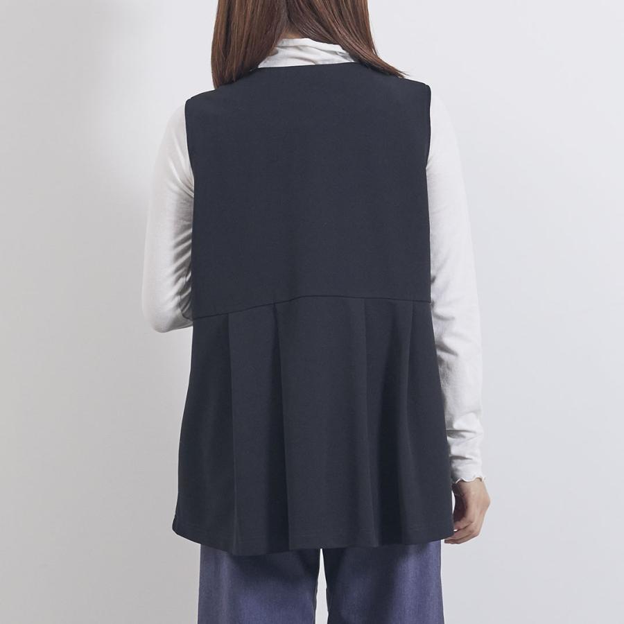 KEYUCA（ケユカ） レディース トップス ジレ セットアップ ペプラム 体型カバー ストレッチ 卒入学式 卒入園 30代 40代 50代｜カットジョーゼットペプラムジレ : KEYUCA ...