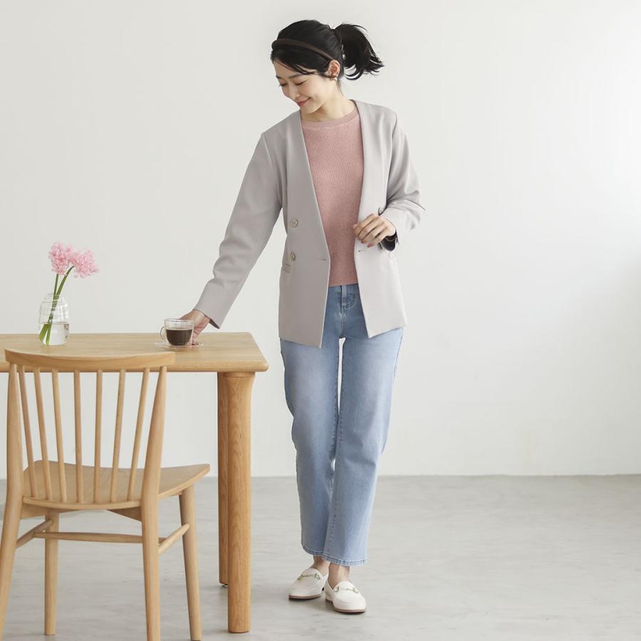 KEYUCA レディース トップス ニット 春 ラメ きれいめ 畦編み 30代 40代 50代 洗える ウォッシャブル 通販 ｜ 片畦ラメニットトップス KEYUCA(ケユカ ...