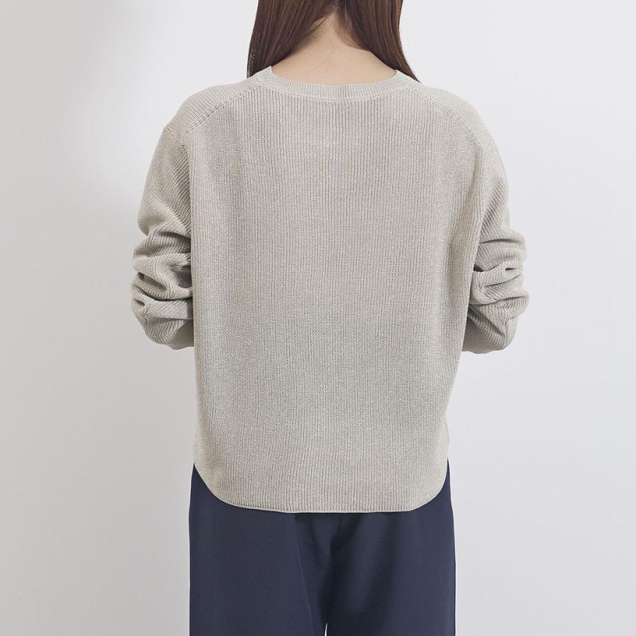 KEYUCA レディース トップス ニット 春 ラメ きれいめ 畦編み 30代 40代 50代 洗える ウォッシャブル 通販 ｜ 片畦ラメニットトップス KEYUCA(ケユカ ...