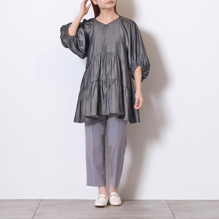 KEYUCA レディース チュニック Vネック ティアード 切替 華やか デニムライク おしゃれ 通販｜ティアードVネックチュニック ケユカ : KEYUCA Yahoo!ショッピング店 ...