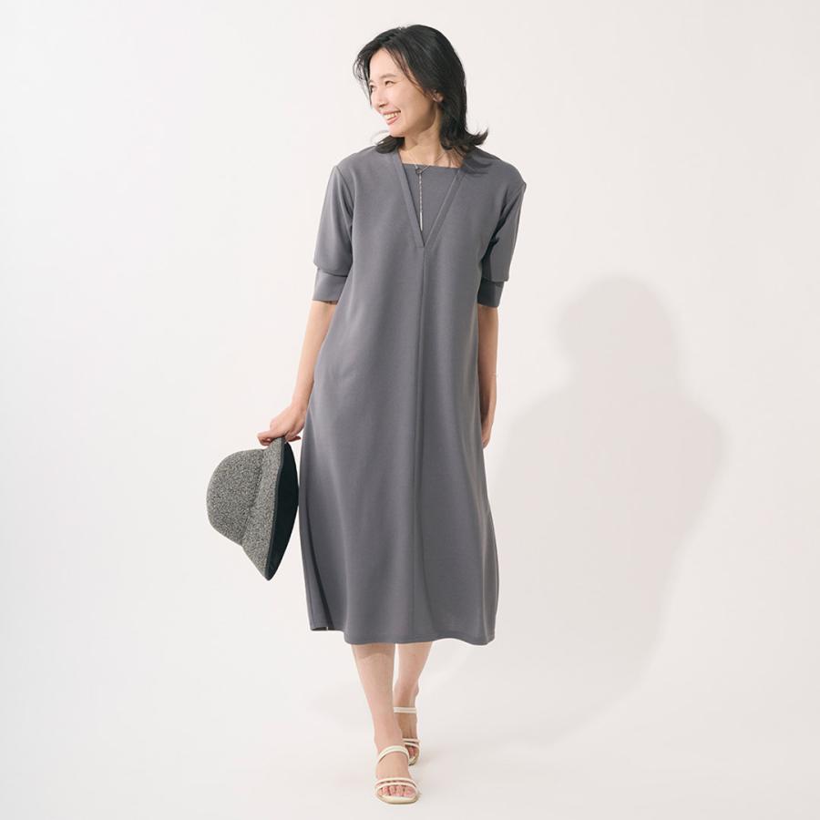 KEYUCA レディース ワンピース マット 上品 Vネック 接触冷感 吸水速乾 おしゃれ 通販|Vネックポンチベルテッドワンピース KEYUCA(ケユカ) : KEYUCA Yahoo ...