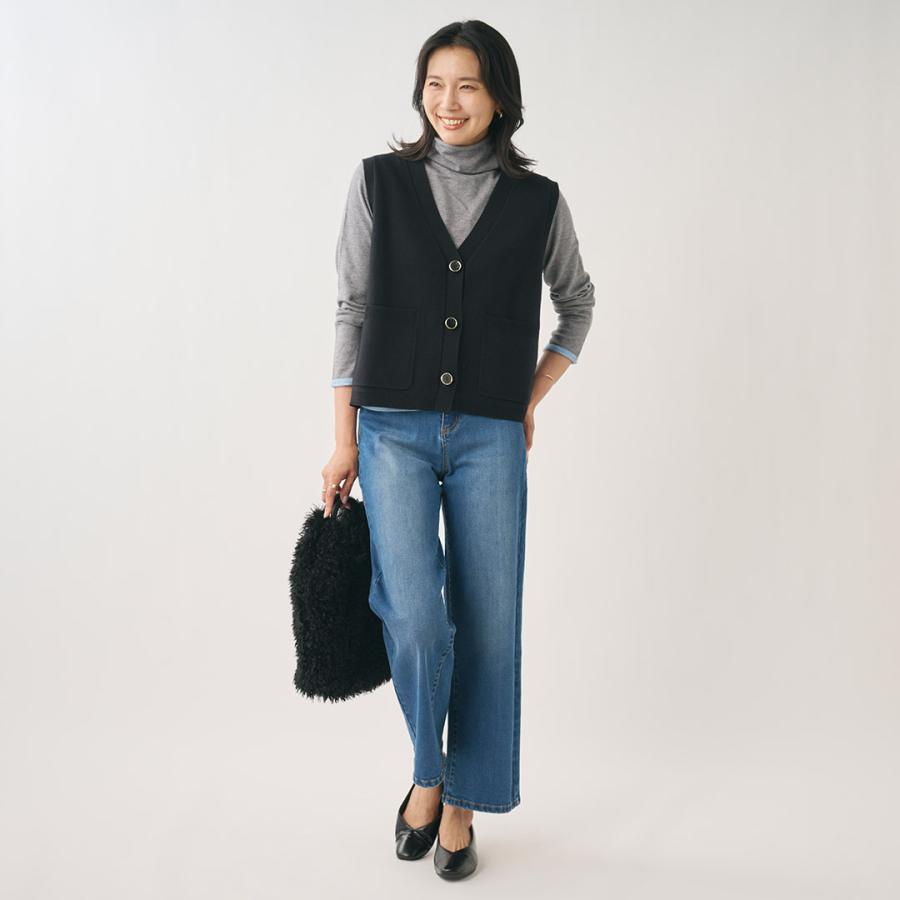 KEYUCA レディース ベスト Vネック 前開き ニット ウォッシャブル、タンブル乾燥 シンプル おしゃれ 通販|タフニットVネックベスト KEYUCA(ケユカ) : KEYUCA ...