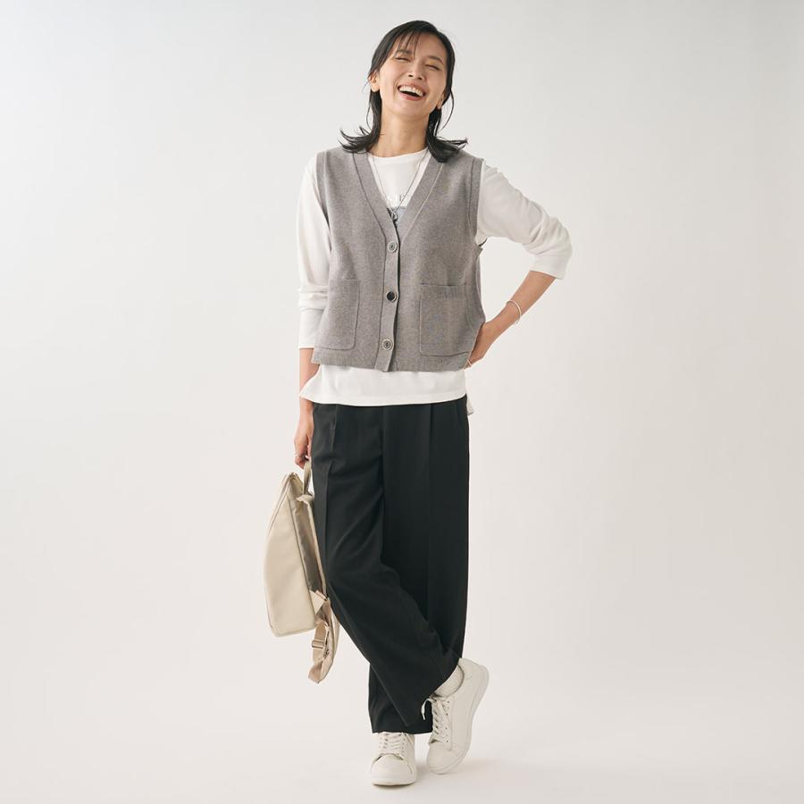 KEYUCA レディース ベスト Vネック 前開き ニット ウォッシャブル、タンブル乾燥 シンプル おしゃれ 通販|タフニットVネックベスト KEYUCA(ケユカ) : KEYUCA ...