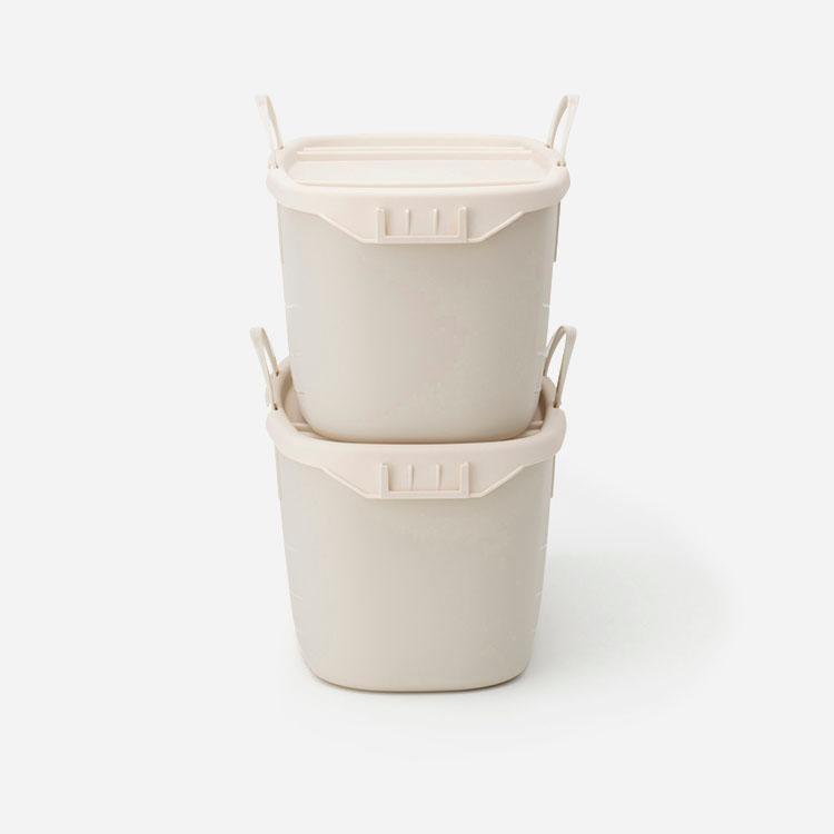 KEYUCA 収納ボックス ランドリー 洗濯[【WEB限定】 stacky ソフトBOX L スリム 2個セット （フタ付き） ケユカ] : KEYUCA Yahoo!ショッピング店 - 通販 ...