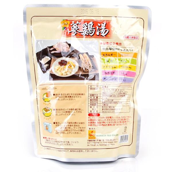 【マニカ】参鶏湯 800g 韓国サムゲタン : 韓国食品KFOODS - 通販 - Yahoo!ショッピング