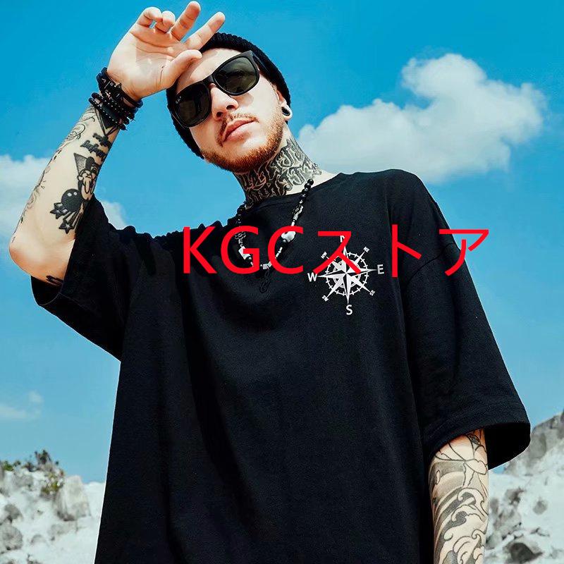オーバーサイズ Tシャツ メンズ 半袖 M-8XL 大きいサイズ カジュアル オシャレ トップス oversize ストリート風 だぶだぶ プリント ゆったり 欧米風 : kgca597 ...