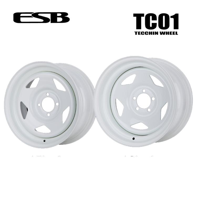 送料無料 ESB CLS TC01 TECCHIN WHEEL 5J-14 +43 4H-100 (14インチ) 4H100 5J+43【4本セット 新品】 : カーライフサポートジャパン ...