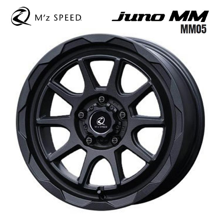 M'z SPEED 送料無料 エムズスピード juno MM05 7J-16 +38 5H-114.3 (16インチ) 5H114.3 7J ...