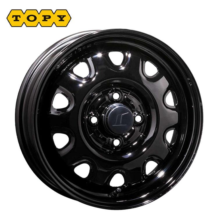 送料無料 トピー TOPY STEEL WHEEL M73 4.5J-14 +45 4H-100 (14インチ) 4H100 4.5J+45 ...