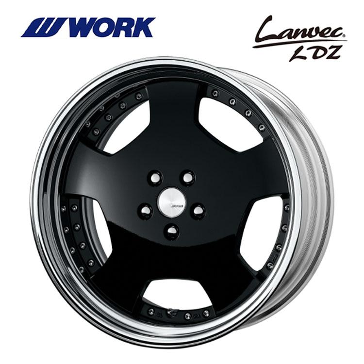WORK 送料無料 ワーク LANVEC LDZ STEP RIM DEEP RIM Odisk 8J-19 +50〜20 5H-114.3 (19インチ) 5H114.3 8J+50〜20 ...
