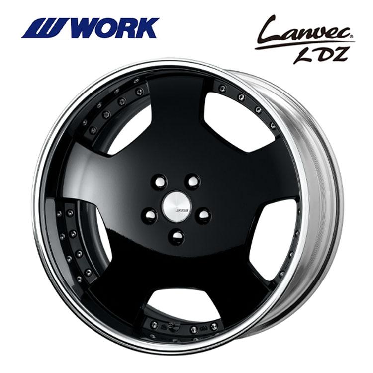 WORK 送料無料 ワーク LANVEC LDZ FULL REVERSE DEEP RIM Odisk 10J-18 +85〜15 5H-114.3 (18インチ) 5H114.3 10J ...