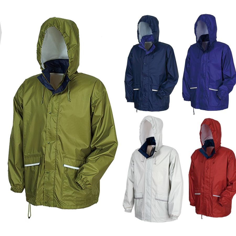 アドベントレインスーツ カジメイク 7540 S、M、L、LL、3L、4L 耐水圧10,000 透湿度3,000 レインウェア ブルー ネイビー グリーン シルバー レッド : KG商会 ...