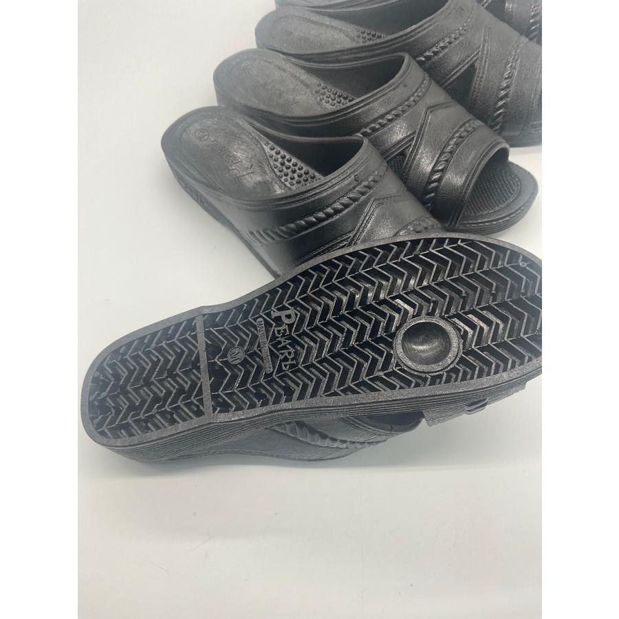 ベンサン ブラック M、L、LL、3L、4L 24.5〜29cm メンズサンダル 紳士 スリッパ つっかけ バンド PEARL パール 180 ビーチサンダル 日本製 丈夫 丸中工業所 ...