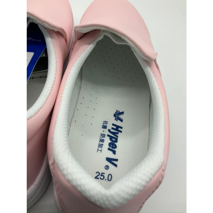 HYPER V ＃5000 厨房シューズ 21.5〜30cm 白 黒 ブルー ピンク 日進ゴム ハイパーVソール 耐油 すべらないコックシューズ 先芯無しタイプ 女性用サイズ : KG商会 ...