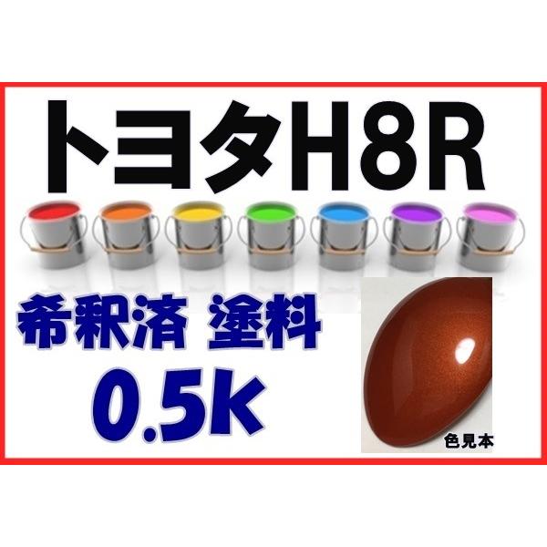 トヨタH8R 塗料 オレンジM 86 希釈済 カラーナンバー カラーコード H8R : KH企画 - 通販 - Yahoo!ショッピング