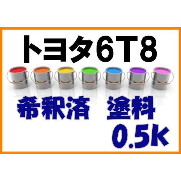 トヨタ6T8 塗料 希釈済 0.5k 海外色 6T8 : KH企画 - 通販 - Yahoo!ショッピング