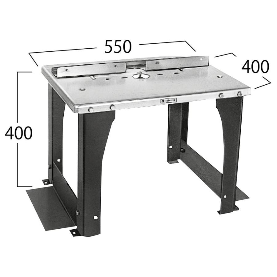 HiKOKI(ハイコーキ) ルーター・トリマ・ジグソー用ベンチスタンド 高さ400mm×幅550mm×奥行400mm TR12-B : きちべい - 通販 - Yahoo!ショッピング