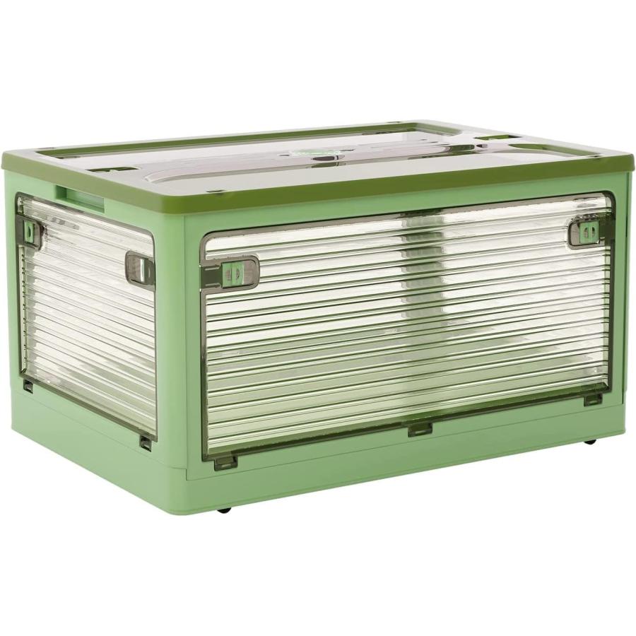 Aroya 収納ボックス 全方向取り出す 単品 幅60x奥42x高さ34cm 容量85L 折り畳み 衣類整理 キャスター付き 収納ケース 衣装収納 : キチベイ - 通販 - Yahoo!ショッピング