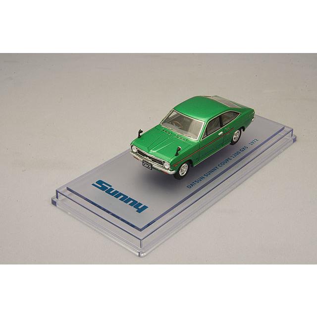 ミニカー/完成品 ENIF 1/43 日産 サニー 1200 GX5 クーペ 1972年型 グリーンメタリック : キッドボックス Yahoo!店 - 通販 - Yahoo!ショッピング