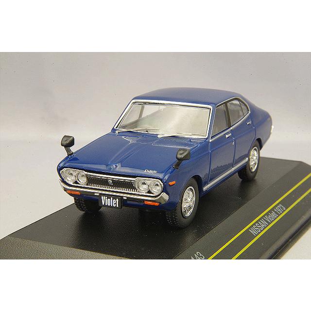 ミニカー/完成品 First43 1/43 日産 バイオレット 1973 ブルー : キッドボックス Yahoo!店 - 通販 - Yahoo!ショッピング
