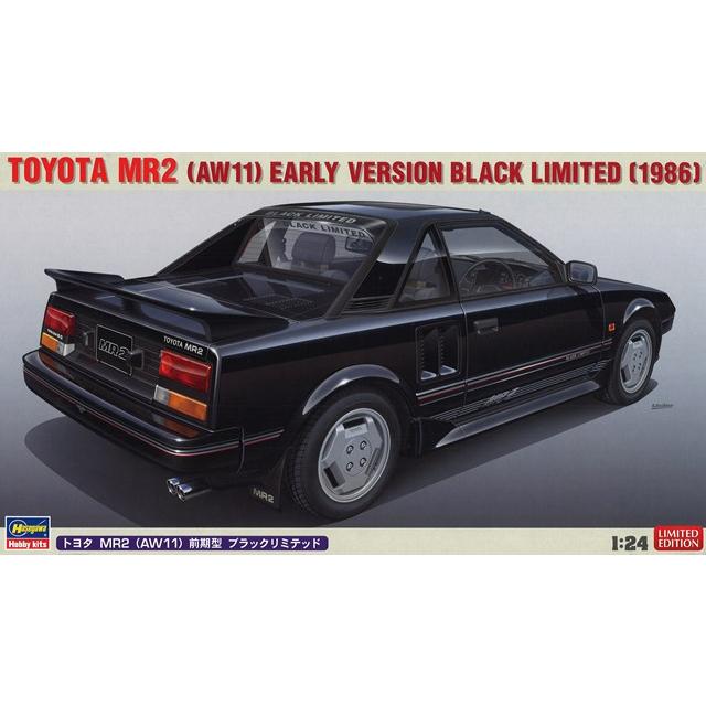 ハセガワ プラモデル 1/24 トヨタ MR2 (AW11) 前期型 ブラックリミテッド : キッドボックス Yahoo!店 - 通販 - Yahoo!ショッピング