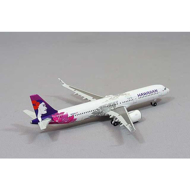 ヘルパウィングス 1/500 エアバス A321neo ハワイアン航空 "Uhiuhi" N215HA :HE537049:キッドボックス ...
