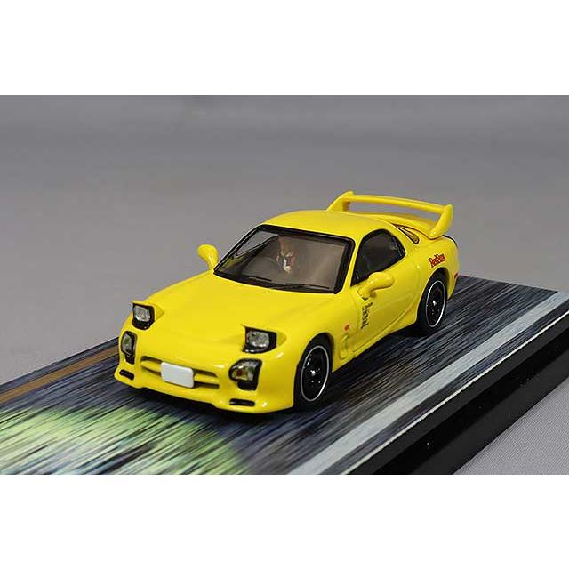 ホビージャパン 1/64 マツダ RX-7（FD3S） RED SUNS / 頭文字D with 藤原拓海 高橋 啓介ドライバーフィギュア付 ...