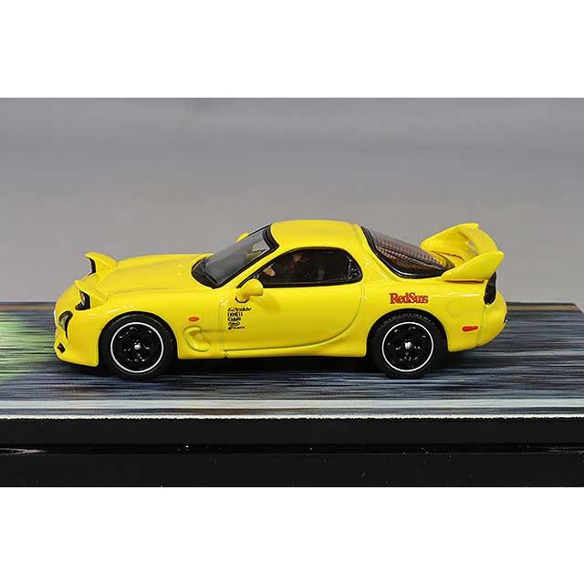 ホビージャパン 1/64 マツダ RX-7（FD3S） RED SUNS / 頭文字D with 藤原拓海 高橋 啓介ドライバーフィギュア付 ...