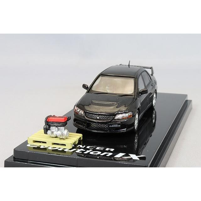ホビージャパン 1/64 三菱 ランサー エボリューション IX GSR ブラックマイカ エンジンディスプレイモデル付 : キッドボックス Yahoo!店 - 通販 - Yahoo!ショッピング