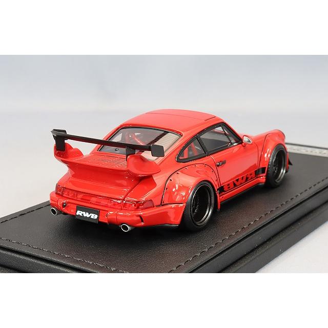 ミニカー/完成品 イグニッションモデル 1/43 RWB 964 レッド/WORKマイスターM1タイプ18インチ ガンメタリック : キッド ...