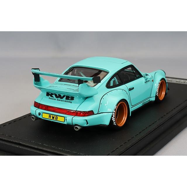 ミニカー/完成品 イグニッションモデル 1/43 RWB 964 ライトブルー/WORKマイスターM1タイプ18インチ ライトブロンズ ...