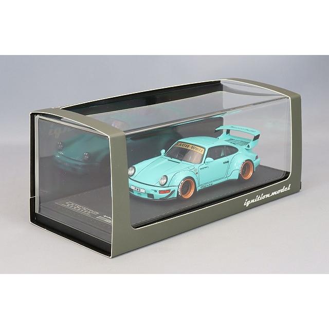 ミニカー/完成品 イグニッションモデル 1/43 RWB 964 ライトブルー/WORKマイスターM1タイプ18インチ ライトブロンズ ...