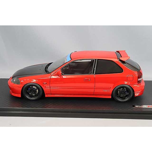 ミニカー/完成品 数量限定セール イグニッションモデル 1/18 ホンダ シビック EK9 Type R レッド / SW388タイプ 15 ...