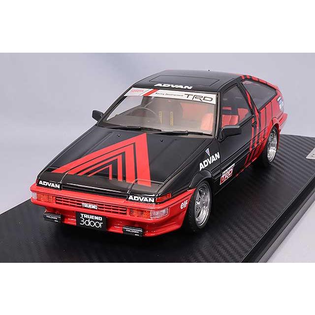 イグニッションモデル 1/18 トヨタ スプリンター トレノ 3ドア GT Apex (AE86) ブラック/レッド : キッドボックス Yahoo!店 - 通販 - Yahoo!ショッピング