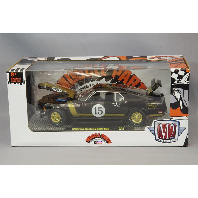 ミニカー/完成品 M2マシーン 1/24 1970 フォード マスタング BOSS 302 グロスブラック : キッドボックス Yahoo!店 - 通販 - Yahoo!ショッピング