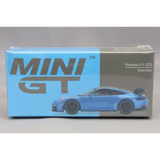 TSM ミニGT 1/64 ポルシェ 911 (992) GT3 シャークブルー 左 TSM ミニGT 1/64 ポルシェ 911 (992) GT3 シャークブルー 左