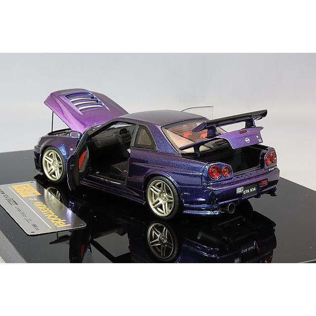 ミニカー/完成品 PGM Private goods model 1/43 ニスモ R34 GT-R Zチューン メタリックパープル ...