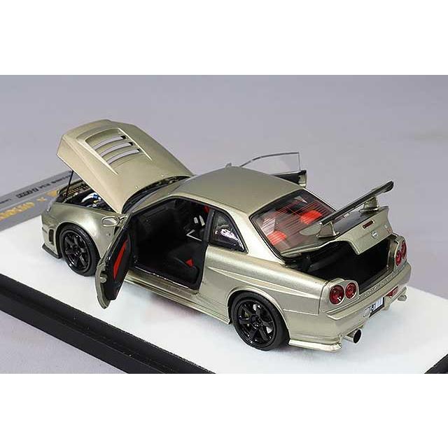 ミニカー/完成品 PGM Private goods model 1/43 ニスモ R34 GT-R Z-チューン ジェイドグリーン ...