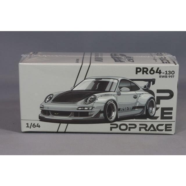 POP RACE 1/64 RWB 997 シルバー : pr640130 : キッドボックス Yahoo!店 - 通販 - Yahoo!ショッピング