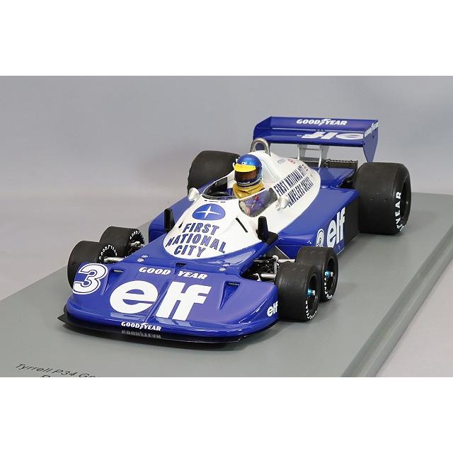 ミニカー/完成品 スパーク 1/18 ティレル P34 1977 F1 ドイツGP #3 R.ピーターソン アクリルケース付 : キッドボックス Yahoo!店 - 通販 - Yahoo!ショッピング