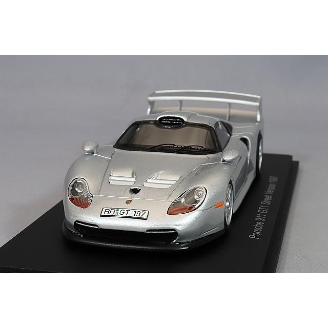スパーク 1/43 ポルシェ 911 GT1 ストリートVer. 1997 シルバー : キッドボックス Yahoo!店 - 通販 - Yahoo!ショッピング