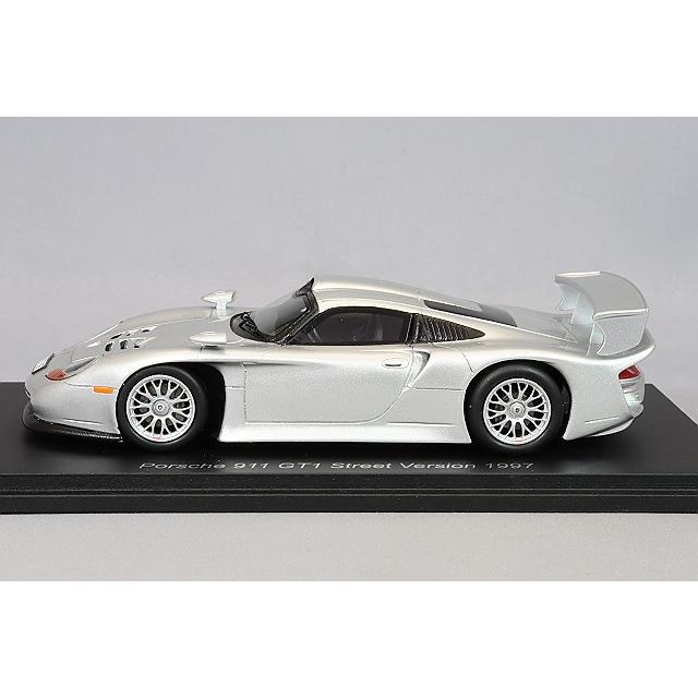 スパーク 1/43 ポルシェ 911 GT1 ストリートVer. 1997 シルバー : キッドボックス Yahoo!店 - 通販 - Yahoo!ショッピング