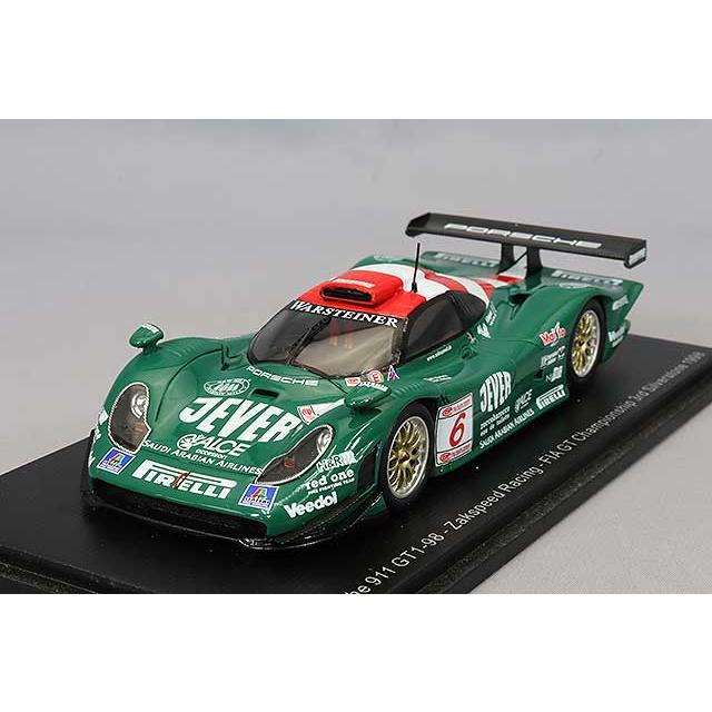 ミニカー/完成品 スパーク 1/43 ポルシェ 911 GT1-98 1998 FIA GT チャンピオンシップ シルバーストーン 3位 #6 M.Bartels / A.Hahne ...