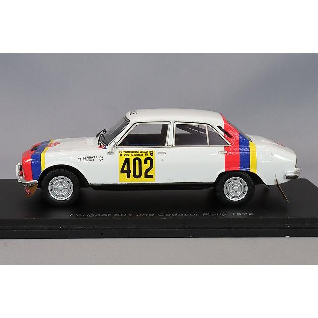 スパーク 1/43 プジョー 504 1979 ラリー コダスル 2位 #402 J-C.Lefebvre / J-P.Rouget : キッドボックス Yahoo!店 - 通販 ...