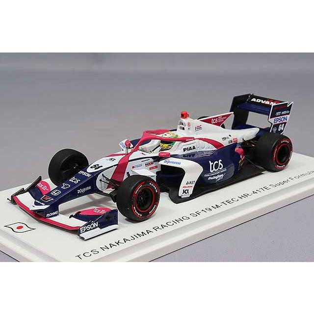 スパーク ナショナルモデル 1/43 ダラーラ SF19 TCS NAKAJIMA RACING M-TEC HR-417E 2022 スーパーフォーミュラ #64 山本尚貴 : sj129 ...