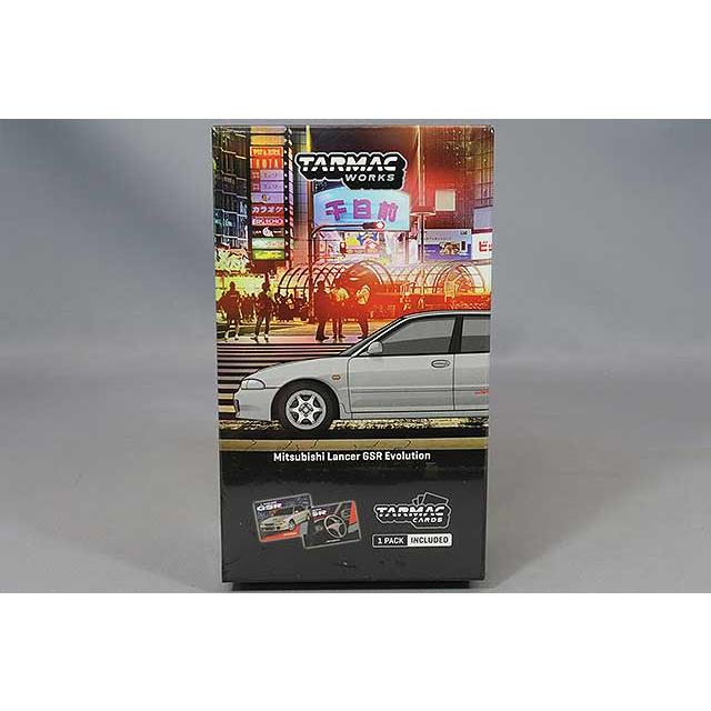 Tarmac 1/64 三菱 ランサー GSR エボリューション シルバー トレーディングカード付き : キッドボックス Yahoo!店 - 通販 - Yahoo!ショッピング