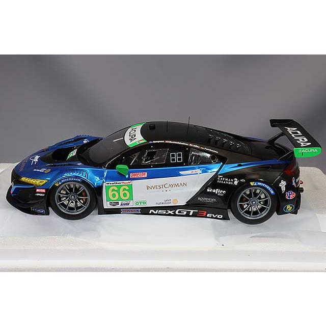 TOP SPEED 1/18 アキュラ NSX GT3 EVO22 2022 IMSA デイトナ24H #66 Gradient Racing ...