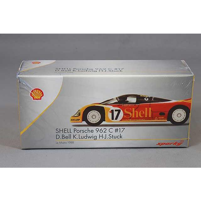 sparky Porsche x Tiny Shell 1/64 ポルシェ 962C 1988 ルマン24H 2位 #17 D.ベル/K.ルートヴィッヒ/H.J.スタック : キッドボックス ...